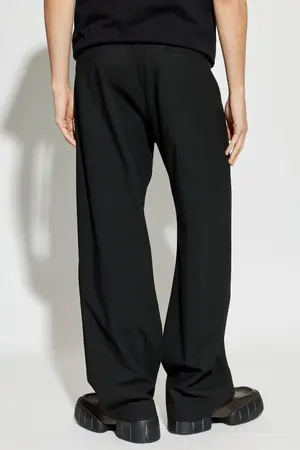 DIESEL® Tailored Pocket Trousers With Metallic Logo