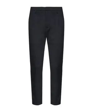 DONDUP Gaubert Wool-blend Trousers - Black