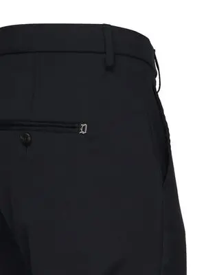 DONDUP Gaubert Wool-blend Trousers - Black