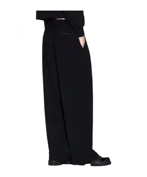 Armani Exchange Pleated Trousers - Black