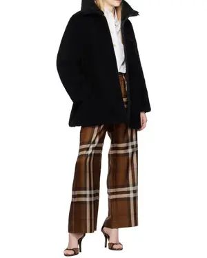 Burberry Checked Elasticated Waistband Trousers
