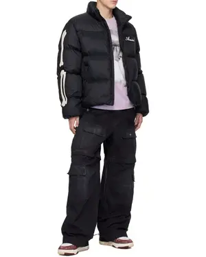 Amiri Bones Puffer Jacket - Black