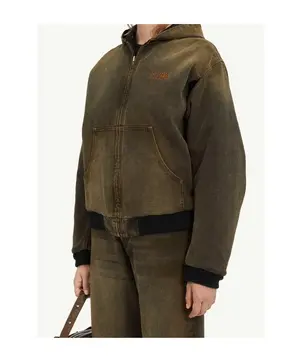 MAISON MARGIELA Zip-up Hooded Jacket