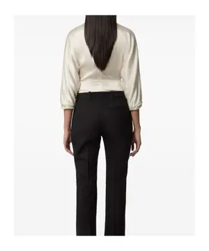 Nina Ricci Draped V-neck Top