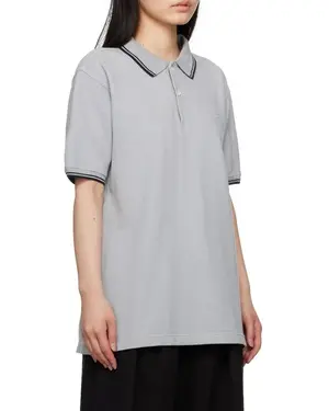 MAISON MARGIELA Logo Embroidered Polo Shirt