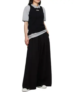 MAISON MARGIELA Logo Embroidered Polo Shirt