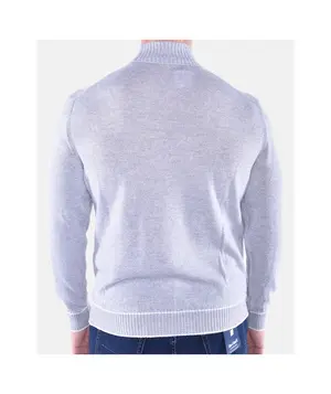 Eleventy Embroidered Turtleneck Knitted Sweater