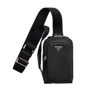 Prada Leather Smartphone Case - Black