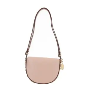 Stella McCartney Logo Plaque Chain Linked Shoulder Bag