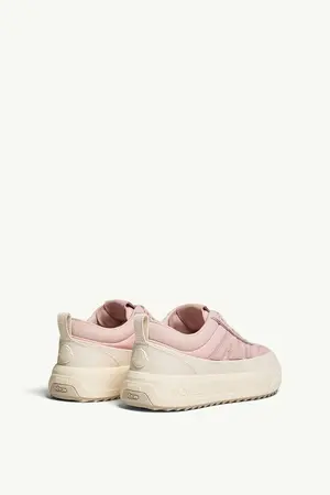 Moncler Nubuck Suede Trainers - Pink