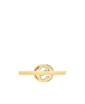 Gucci Interlocking Diamond 18k Ring - Yellow