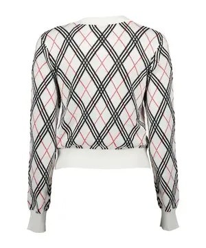 Burberry Checked Knit Jumper