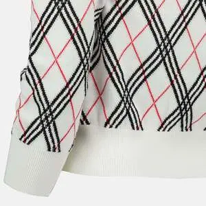 Burberry Checked Knit Jumper