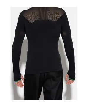 Lacoste Long Sleeve Crewneck With Logo Detail