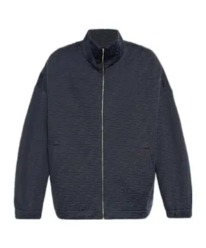 Fendi Monogram Printed Zipped Sweatshirt - No