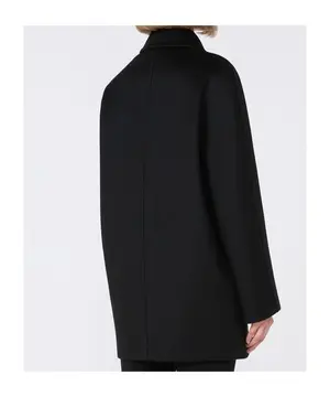 Max Mara Sheree Double-breasted Wool Blazer - Black
