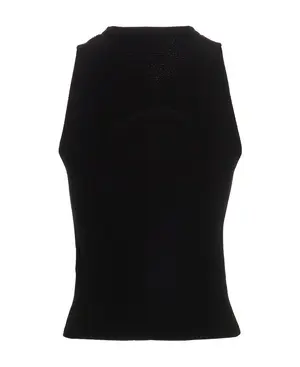 DIESEL® Logo Plaque Cut-out Knitted Top