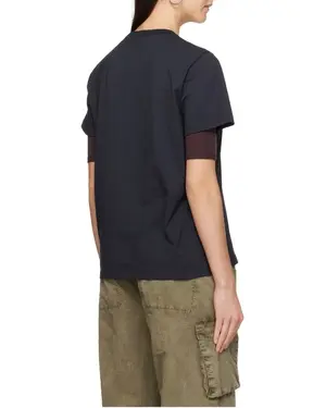 GANNI Graphic T-shirt - Black