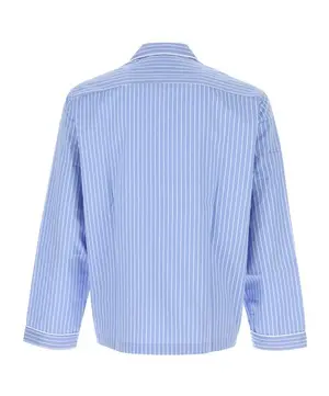 TEKLA Sateen Pyjama Shirt - Blue
