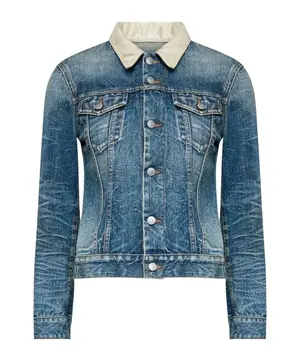 MAISON MARGIELA Denim Cropped Jacket