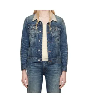 MAISON MARGIELA Denim Cropped Jacket