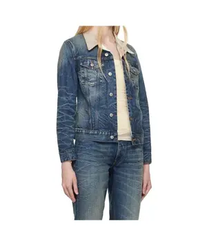 MAISON MARGIELA Denim Cropped Jacket