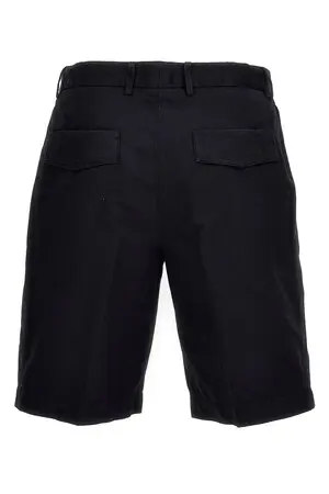 Zegna Knee-length Pleated Chino Shorts