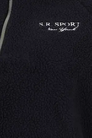 SPORTY  RICH Sporty & Rich Half-zip Fleece Sweatshirt