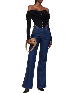 VIVIENNE WESTWOOD Puff-sleeved Corset Cardigan