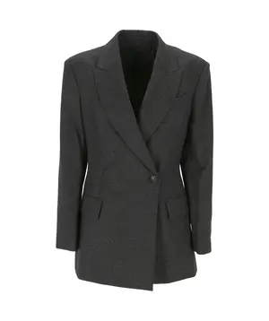 Brunello Cucinelli Button Detailed Long-sleeved Jacket