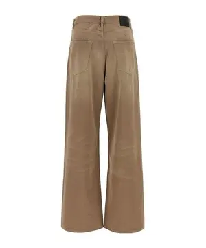 R13 Damon Pleated Jeans - Brown