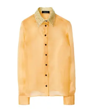 Fabiana Filippi Embellished Georgette Shirt