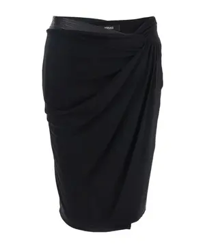 Versace Embellished Draped Skirt