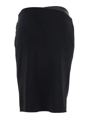 Versace Embellished Draped Skirt