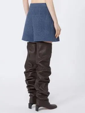 Sportmax Pleated Flare Shorts