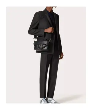 Valentino Garavani Locò Foldover Top Shoulder Bag