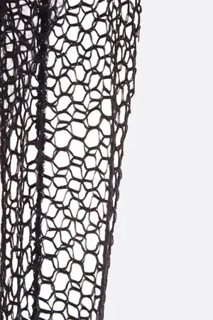 Red Valentino Mock Neck Mesh Top