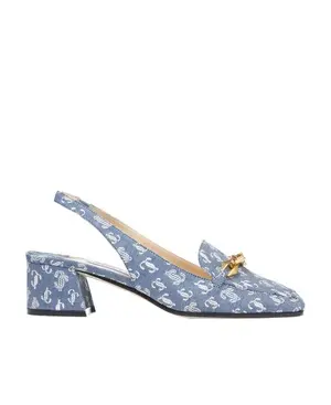 JIMMY CHOO Diamond Tilda Slingback 45 Block Heel Shoes