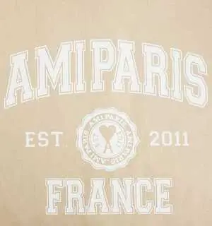 AMI Paris Logo-printed Long-sleeved Buttoned Shirt