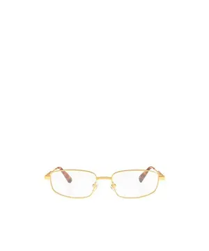 Jacquemus Rectangular Frame Eyeglasses - Golden