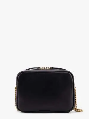 Valentino Garavani Vlogo Patch Zip-up Crossbody Bag - Black