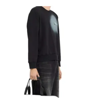 MAISON MARGIELA Crewneck Sweatshirt With Spray Detail