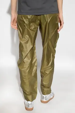 GANNI Logo Printed Elastic Waist Trousers