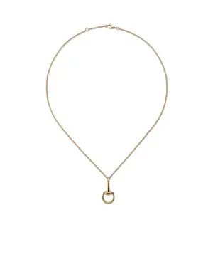 Gucci Horsebit 18k Chain Necklace