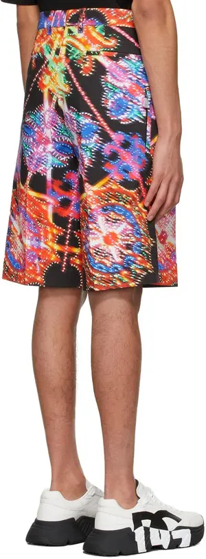Dolce & Gabbana Luminaire Printed Knee Length Shorts