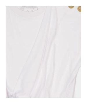 Balmain Short-sleeved Draped T-shirt - No