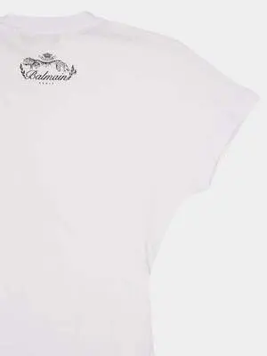 Balmain Short-sleeved Draped T-shirt - No