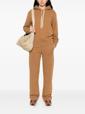 AUTRY Logo Embroidered Hoodie - Brown