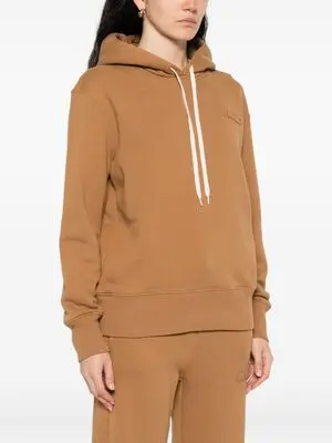 AUTRY Logo Embroidered Hoodie - Brown