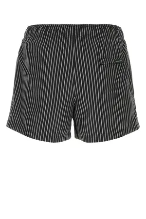 Dolce & Gabbana Striped Swim Shorts - Black